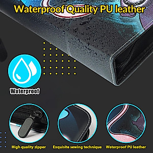 YINRTELM Card Binder for Pokemon Cards, 520 Pockets with 65 Removable Sleeves, Card Holder 4-Pocket for Pokemon TCG, CCG, MTG Cards etc, Card Collector Zipper Album Book for Kids Gift