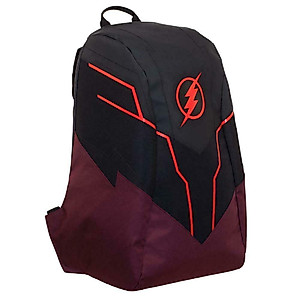 Bioworld DC Comics The Flash Light Up Superhero Laptop Backpack Bag
