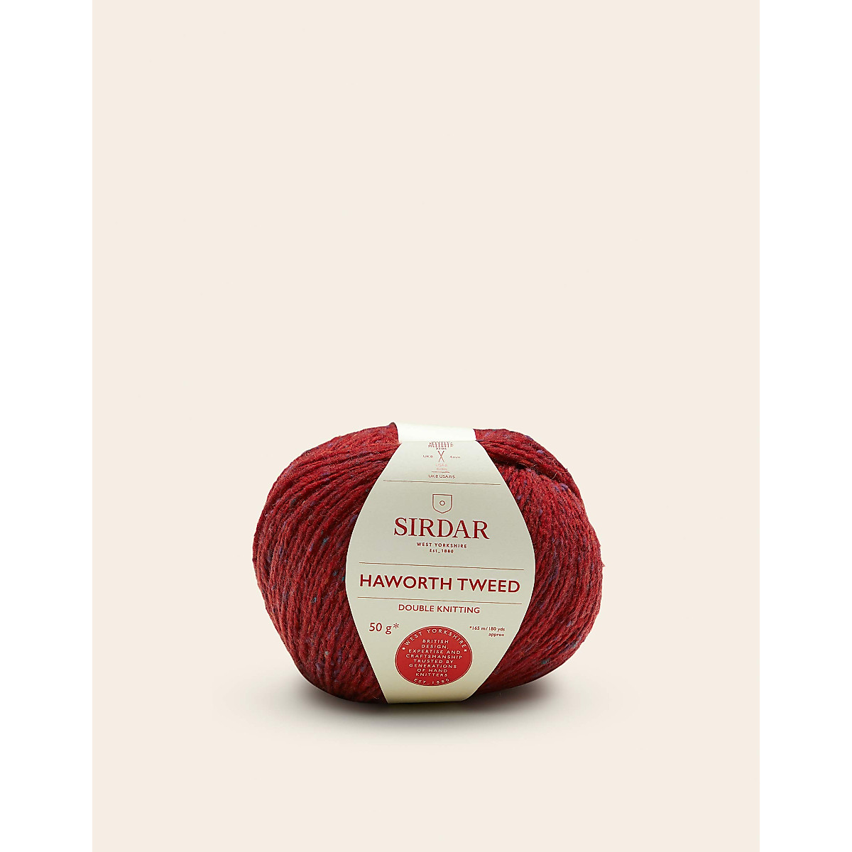 Sirdar Haworth Tweed DK, West Riding Red (906), 50g