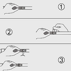 WHYHKJ 4pcs Fishing Hook Keeper Plastic Jig Hooks Lure Accessories for Fishing Rod Tool Bait Casting, Black