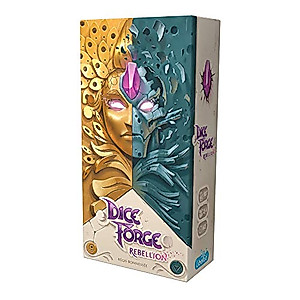 Dice Forge Rebellion Board Game Expansion - New Challenges, More Glory! Dice Crafting Strategy Game, Fun Family Game for Kids & Adults, Ages 10+, 2-4 Players, 45 Minute Playtime, Made by Libellud