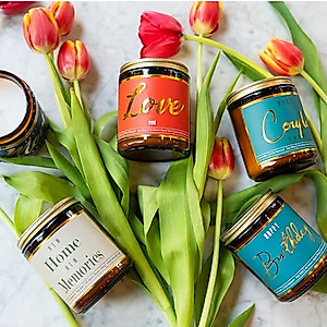 Best Couple Ever Candle, Soy Wax, Lavender |Gift for Christmas-Thank You Gift,Gift for Friends Family Romantic Couple Gifts Candles for Birthday, or Anniversary