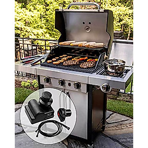 NTSUMI Electronic Igniter Kit Fit for Char-Broil Models Replace G511-0055-W1, Switch/Off Butto Lgnition Module 4 Outlets