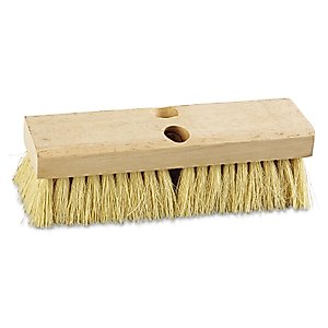 Boardwalk BWK3210 10 in. Brush 2 in. White Tampico Bristles Deck Brush Head
