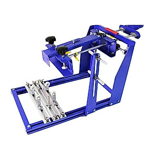 Generic 7.9"" x 9.8"" 20 x 25 cm Manual Cylinder Curved Screen Printing Press for Pen Cup Mug Bottle (Diameter:6.7"")