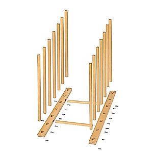 YIVIVEN Art Storage Rack, Art Canvas Storage, Artwork Storage, Canvas Rack Art Storage,Canvas Boards Rack,Framed Art Storage, Drawing Board Storage Rack, Art Studio Storage Rack (11.8"x21.6"x19.5")