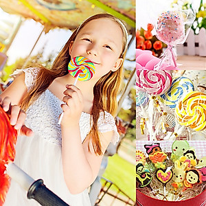 Augshy 300Pcs 6 Inches Cake Pop Sticks and Wrappers Include 100Pcs Cake Pop Sticks 100Pcs Cake Pop Bags and 100Pcs Twist Ties
