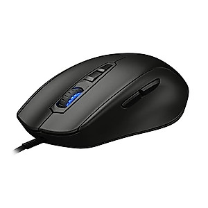 Mionix NAOS PRO Wired Gaming Mouse, 19K DPI Optical Sensor with 400 IPS, Kailh 80M Click Durability Micro-switches, 1K HZ Polling Rate, 7 Programmable Buttons, On-Board Memory for PC and MAC