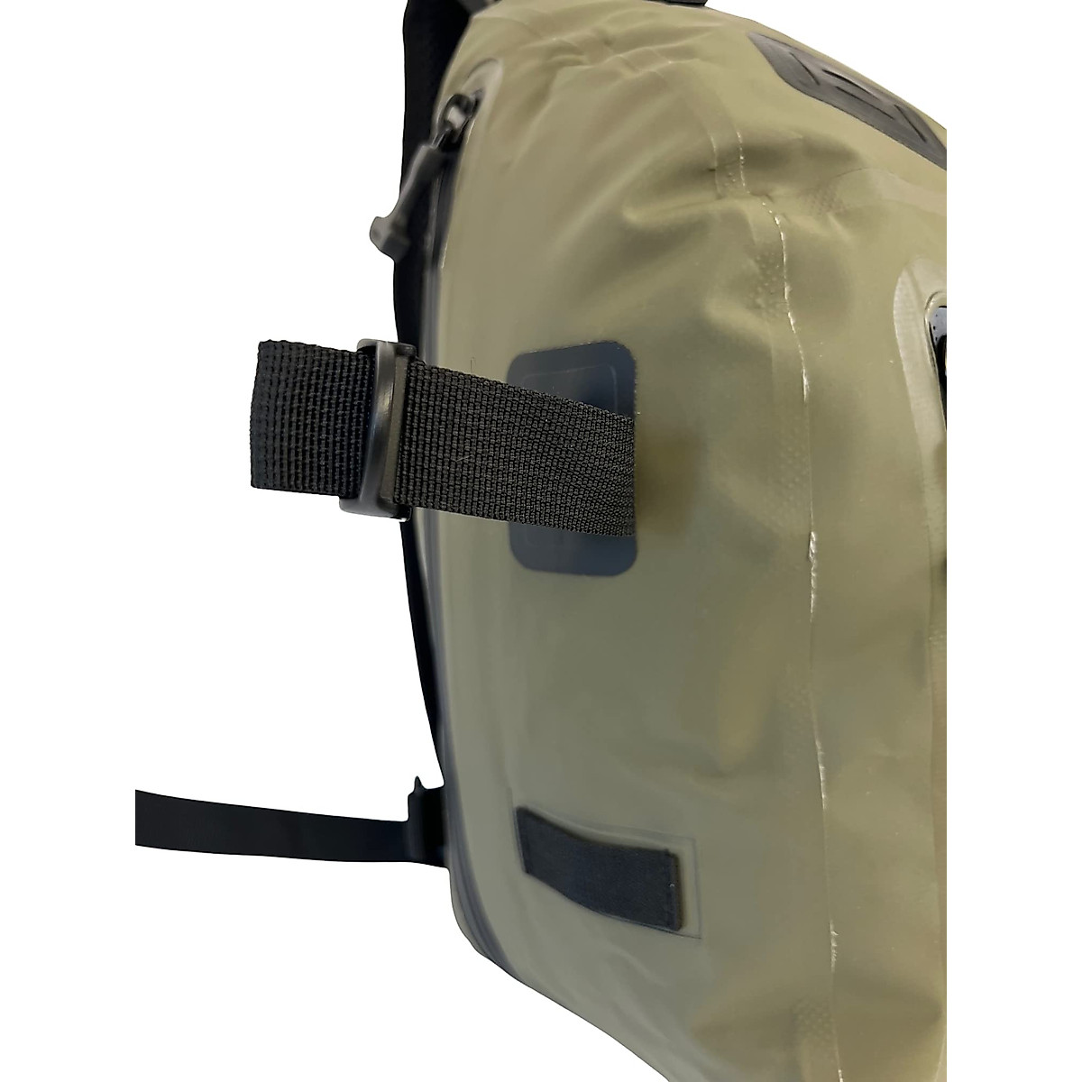 Sling Pack Fully Waterproof Dry Bag - Airtight, Scentproof, Submersible for Fly Fishing, Hiking, Hunting, Camping, Kayaking, Paddle Boarding & Daily Use, Green