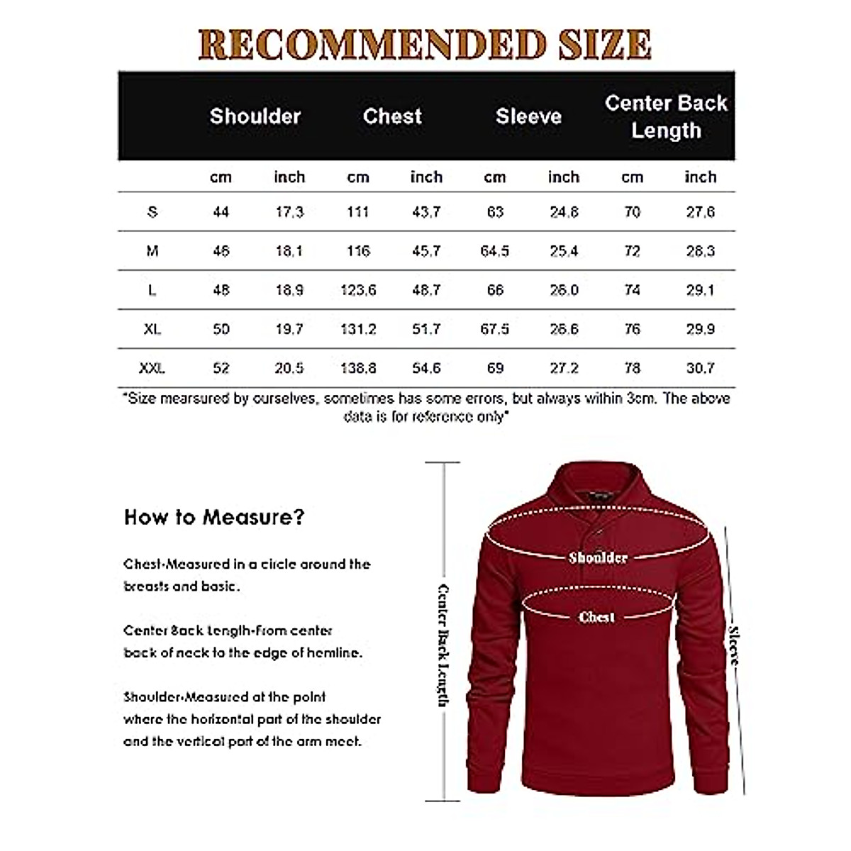 COOFANDY Men's Casual Shawl Collar Sweater Long Sleeve Pullover Wine Red L Wine Red Large