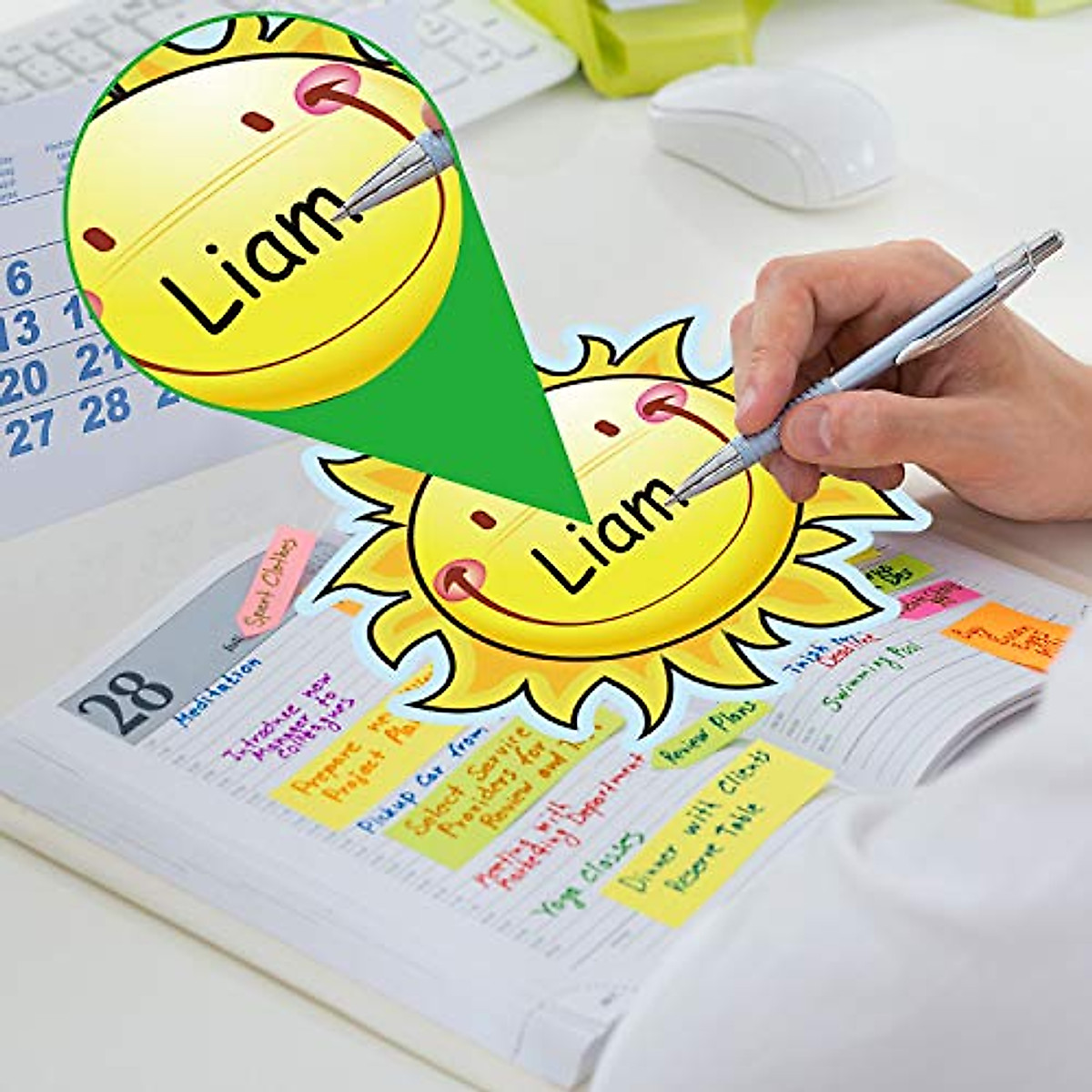 Sun Cutout Accent Classroom Bulletin Board Decoration School Spring Summer Theme Party Supplies Accessory Crafts Art Decor Card Happy Birthday Chart Stickers