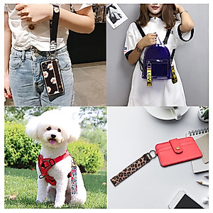 DAZUINIAO Key Fob Hardware 1 Inch Key Chain Making Kit 42 Pcs Keychain Hardware with 1pc Key Fob Pliers for Wristlet and Lanyard Keychain Making Supplies