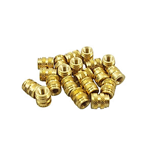 [initeq] #6-32 Threaded Heat Set Inserts for 3D Printing (100, Long)