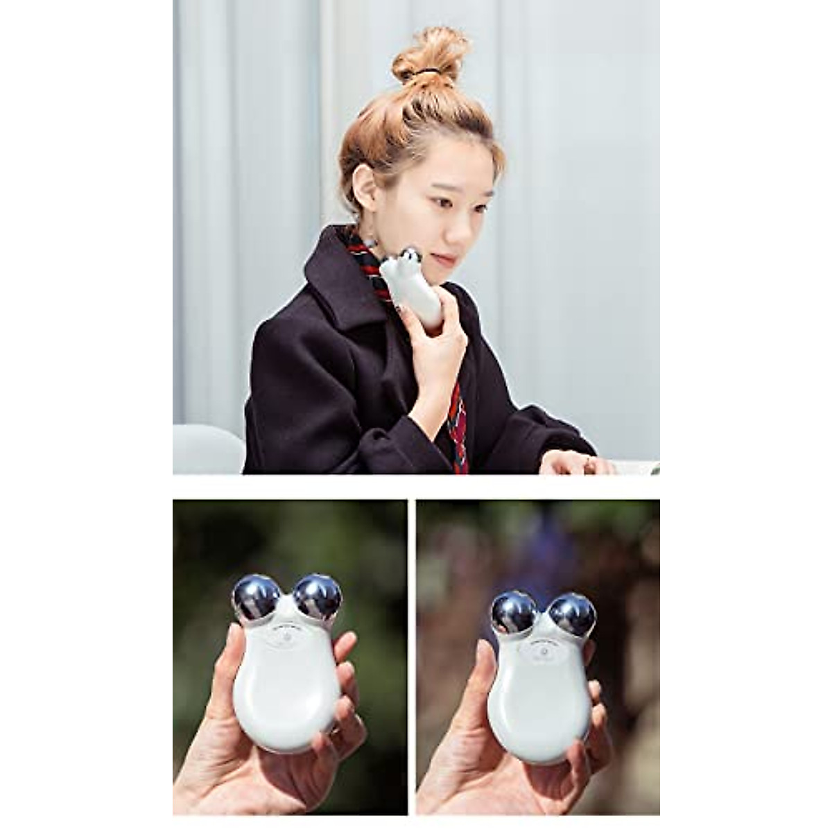 Skin U Mini - Microcurrent Device - Facial Toning - Face Lift - Anti Aging and Wrinkle Reducer, 1.0 Count