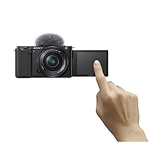 Sony Alpha ZV-E10 - APS-C Interchangeable Lens Mirrorless Vlog Camera Kit - Black