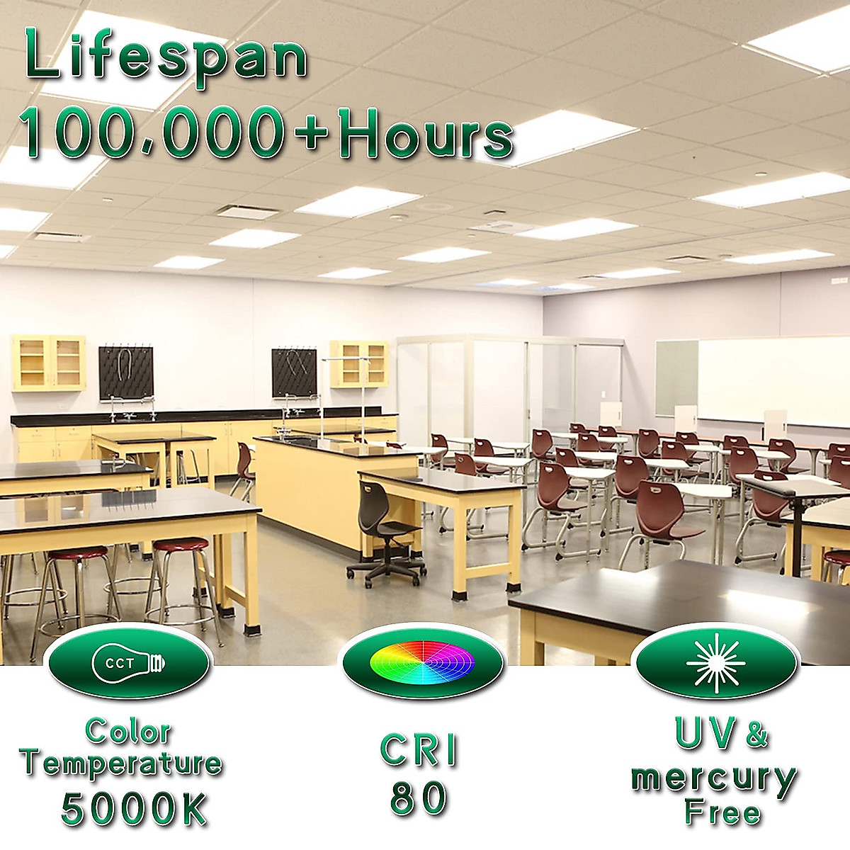 Superiorly 2 Pack Magnetic Mount 4 Foot LED Tube, 36W, 5400LM Super Bright, 5000K Daylight White, Panel Light Retrofit Kit, T8 T10 T12 8 T10 T12 Fluorescent Replacement, Crystal White, Easy to install