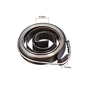 uxcell Drill Press Return Spring, Quill Spring Feed Return Coil Spring Assembly, 2.2Ft Long, 34 x 8 x 0.8mm