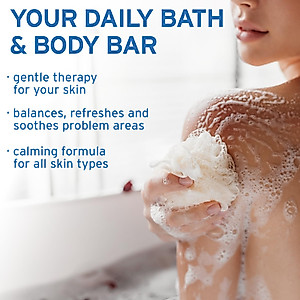 LIFE-FLO Magnesium Bar Soap, Moisturizing Body and Hand Soap with Magnesium Chloride from the Zechstein Seabed Plus Avocado and Organic Coconut Oil, Soothing and Balancing, 60-Day Guarantee, 4.3oz