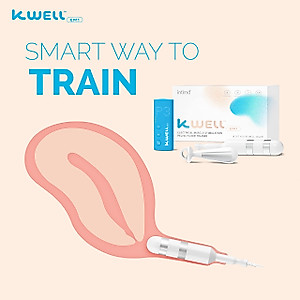 KWELL Smart Auto Kegel Exercise Urinary Incontinence Treatment Device for Women Electrical Muscle Strengthener Stress Urge Urinary Incontinence, Bladder Control, FDA 510K Cleared