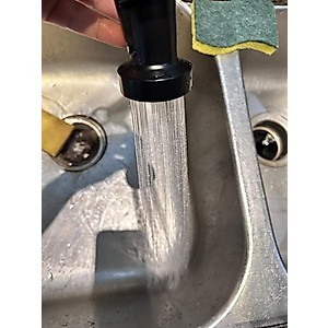 Glacier Bay Paulina Single-Handle Spring Neck Pull Down Sprayer Kitchen Faucet in Matte Black