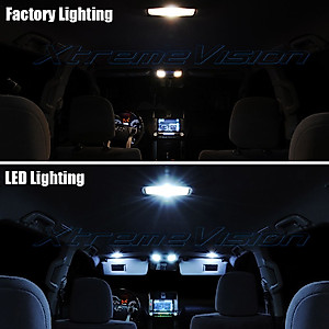 XtremeVision Interior LED for Ford Excursion 2000-2005 (12 Pieces) Cool White Interior LED Kit + Installation Tool