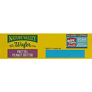 Nature Valley Wafer Bars, Pretzel Peanut Butter, 1.3 oz, 5 ct