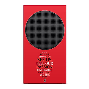 Head Case Designs Officially Licensed AC Milan Typography Art Vinyl Sticker Gaming Skin Decal Cover Compatible with Xbox Series S Console and Controller Bundle