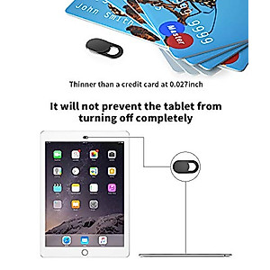 Webcam Cover, Camera Cover Slide, Laptop Camera Cover Slide, Smartphone Webcam Sticker,Camera Blocker Protect Privacy Perfect Laptop Camera Cover for Phone, Tablet, Laptop 6 Pack (3 Black+3 White)