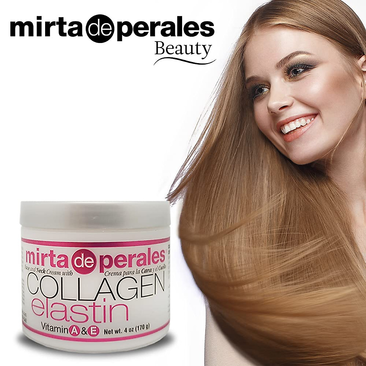Mirta De Perales Collagen Elastin Cream, 4 Ounce