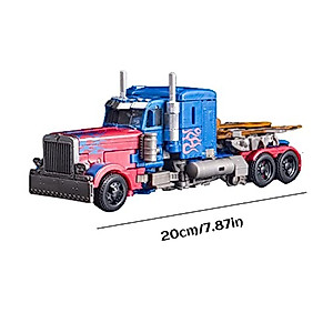 LIANGLIDE Transform Car Toy Deformed Car Robot Toys Alloy Version Robot Boy Model Figure Action Figure Toy Transforming Robot Car Toy for Boys and Girls Gifts(F)