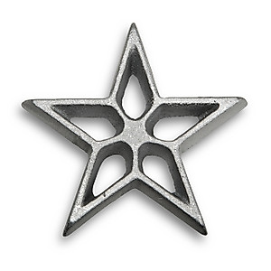 Scandinavian Rosette Achappam Mold Buñuelos Mold Rosette Maker Rosette Cookie Tool Aluminium Cast Waffle Mold for Kitchen Baking Cooking Housewares (Star)