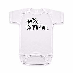 Pineapple Pancake Kids Pregnancy Announcement For Grandmother Hello, Grandma Infant Bodysuit