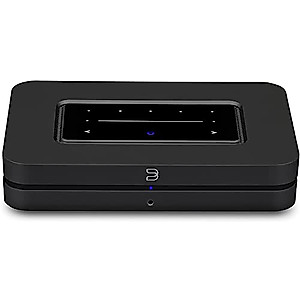 Bluesound Node Wireless Multi-Room Hi-res Music Streamer (N130) + RC1 Remote Combo Bundle (Black)
