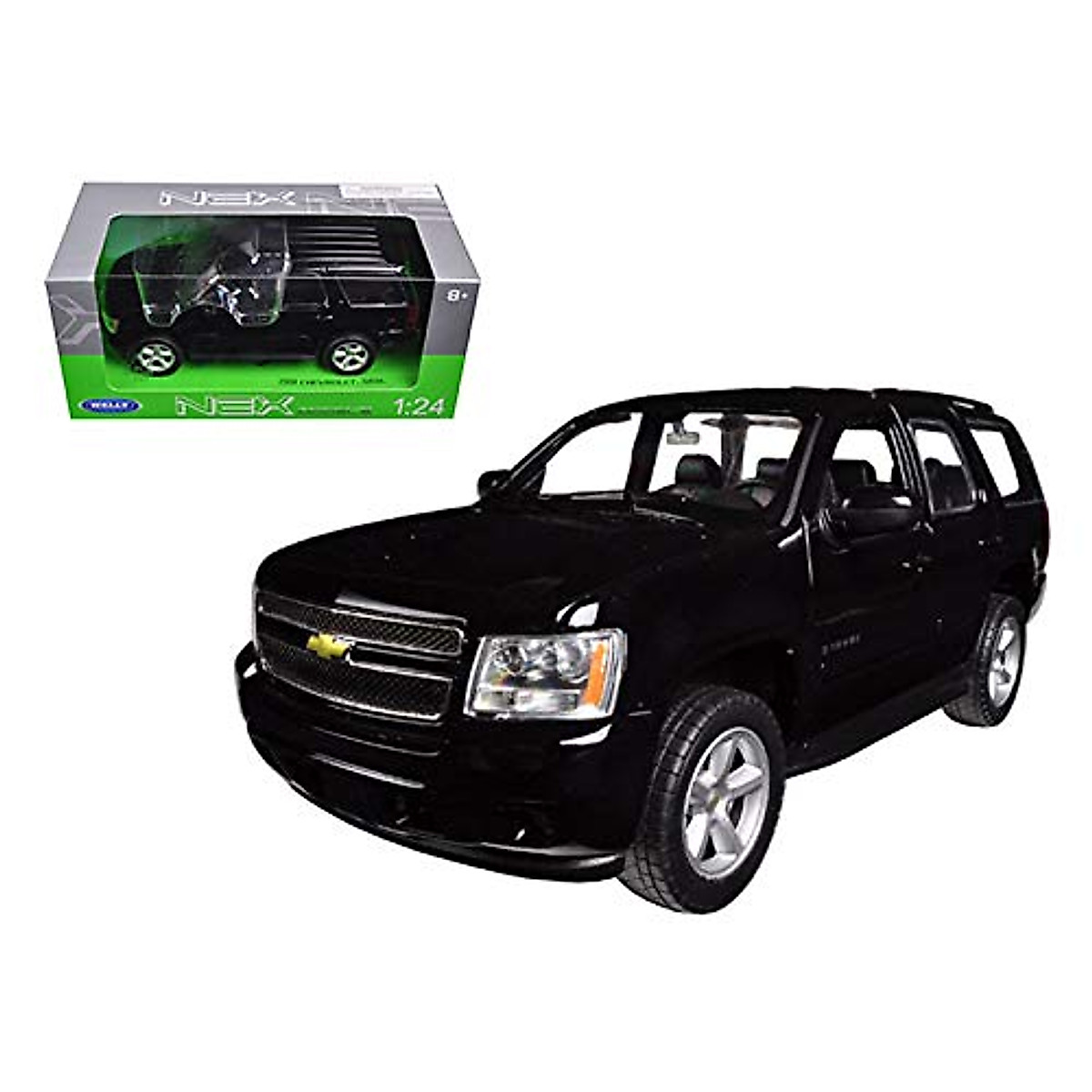 2008 Chevrolet Tahoe Street Version Black 1/24 by Welly 22509