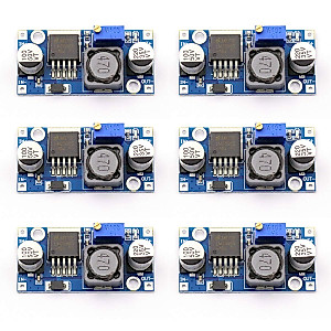 HiLetgo 5pcs LM2596S-ADJ Power Module DC-DC Buck Regulator 3A Adjustable 5V/12V/24V