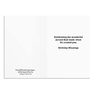 DaySpring - Birthday - It's All About Joy & Blessings - King James Version - 4 Design Assortment with Scripture - 12 Birthday Boxed Cards & Envelopes (J7444)