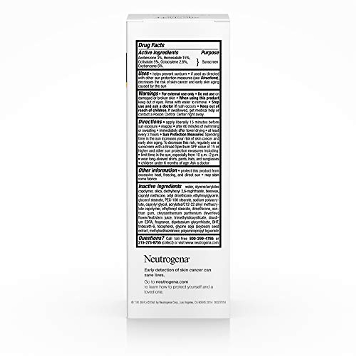 Neutrogena Age Shield Face Lotion Sunscreen Broad Spectrum SPF 70 - 3 Oz