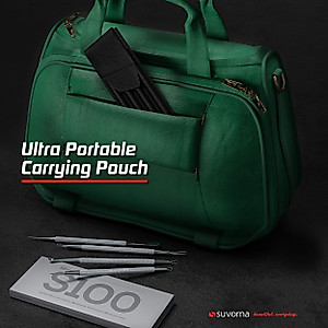 Suvorna Skinpal Pimple Popper Tool Kit | Milia Remover | Lancets for Facial Extraction | Whitehead Extractor Tool | Comedone Extractor | Blackhead Remover Tool | Acne Needle Tool & Cyst Removal Tool.