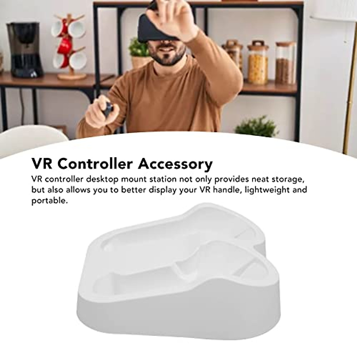 VR Handle Base Anti Slip VR Controller Desktop Mount Station VR Controller Holder for Pico 4