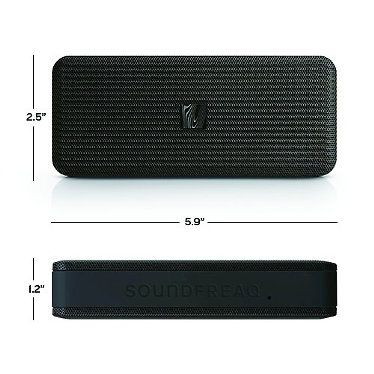 Soundfreaq Pocket Kick, SFQ-10: Portable Wireless Bluetooth Speaker & Speakerphone, with Built-in Microphone, Rechargeable Battery, 10H Play Time, Pocket Size, for iPhones & Android Smart Phones