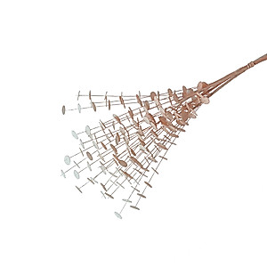 27 inches 3 Bundle Soft Pink Bundle Fake Silver Dollar Eucalyptus Stems Indoor Garden Home Office Decoration