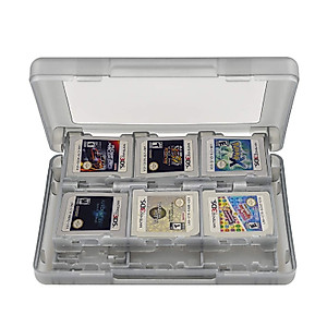 26-in-1 Game Holder Card Case with Fits up to 22 Games 2 SD Cards 2 Micro SD/TF Cards and 2 Stylus Pens for NEW 3DS / NEW 3DS XL / NEW 3DS LL / 3DS XL -black