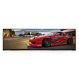EDIY 12.6 Inch Mini Screen 515x1920 IPS Strip Display USB HDMI LCD HD Sub Screen Aida64 Monitor for Raspberry Pi 4 3 2 Windows HDR with Driver Board
