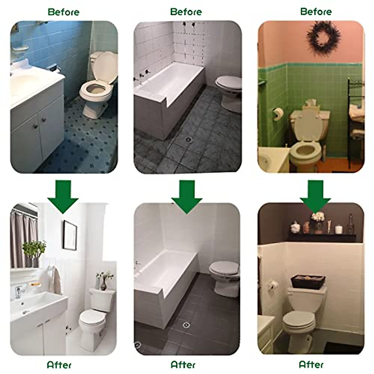 NADAMOO Tub and Tile Refinishing Kit (1kg / 35 oz, with tools, White), DIY Bathtub Sink Reglaze Kit Countertop Resurface Paint for Bathroom Kitchen Porcelain Fiberglass, Semi-matte White Coat