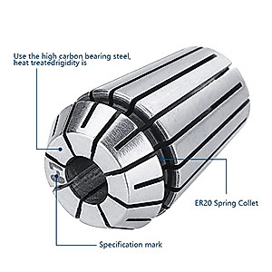 GRUNI Spring Collet ER25 Precision Collet Clamp Chuck 1.0-16.0mm Collet Chuck Holder for Lathe Milling Holder 1Pcs (Size : 1pc ER25-4.0mm)
