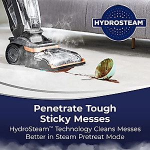 BISSELL Revolution HydroSteam Pet Carpet Cleaner, 3432, Upright, Multi