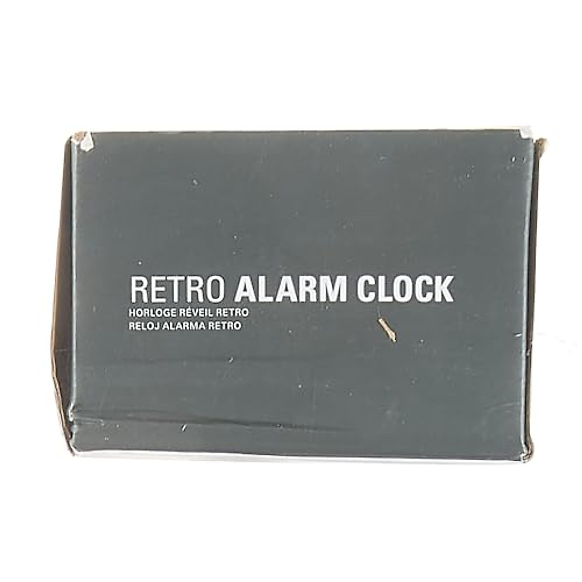 Kikkerland Battery Operated Retro Vintage Style Desktop Nightstand Bedside Office Classic Simple Alarm Clock, Beeping Alarm, Glow in Dark Hands, in Green