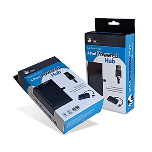 SIIG SuperSpeed 4 Port USB 3.0 Hub With 5V Power Adapter and Woven Braided USB - Powered Hub & Port Adapter