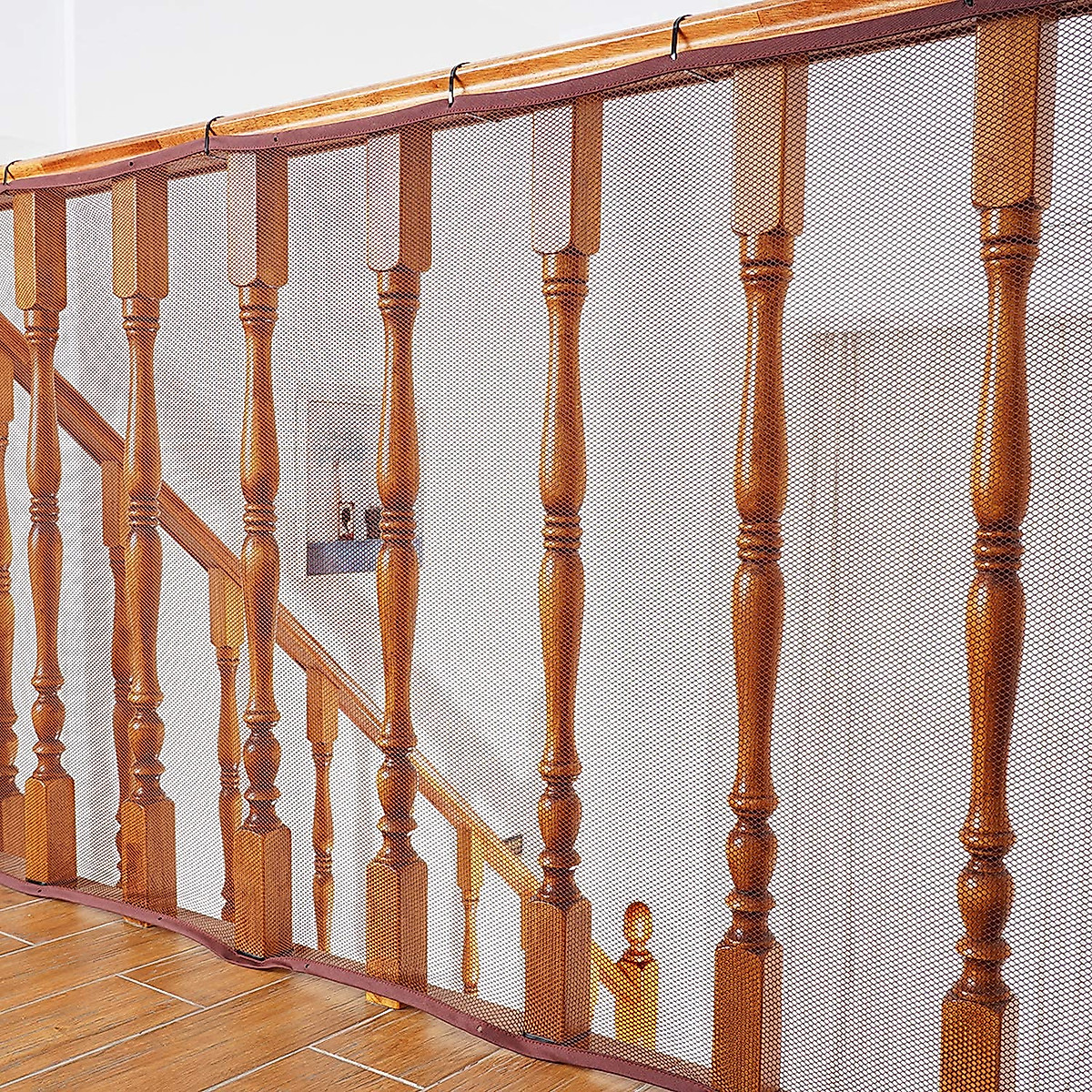 HILTOW Balcony Stairs Safety Net for Children (118inch, Thick)