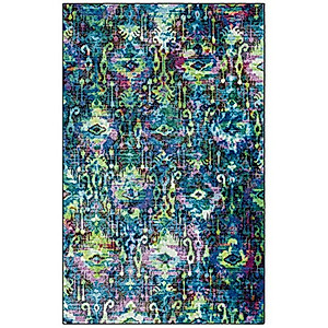 Mohawk Precision Printed Prismatic Arimo Area Rug, 5'x8', Lime Green